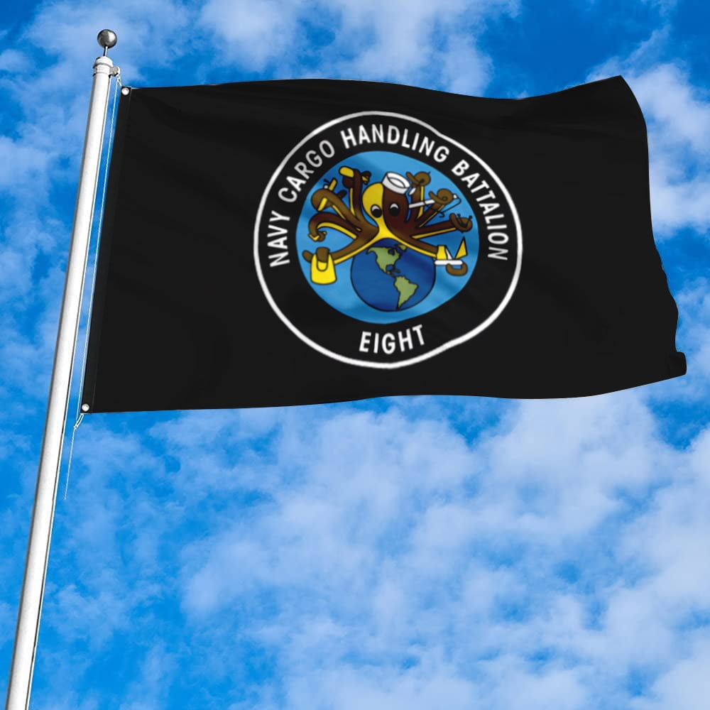 Fyon US Military Navy Cargo Handling Battalion Eight (NCHB-8) Flag ...