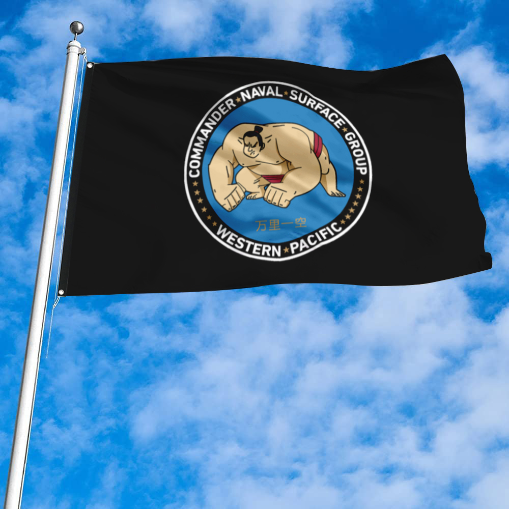 Fyon US Military Navy Commander Naval Surface Group West Pacific Flag ...