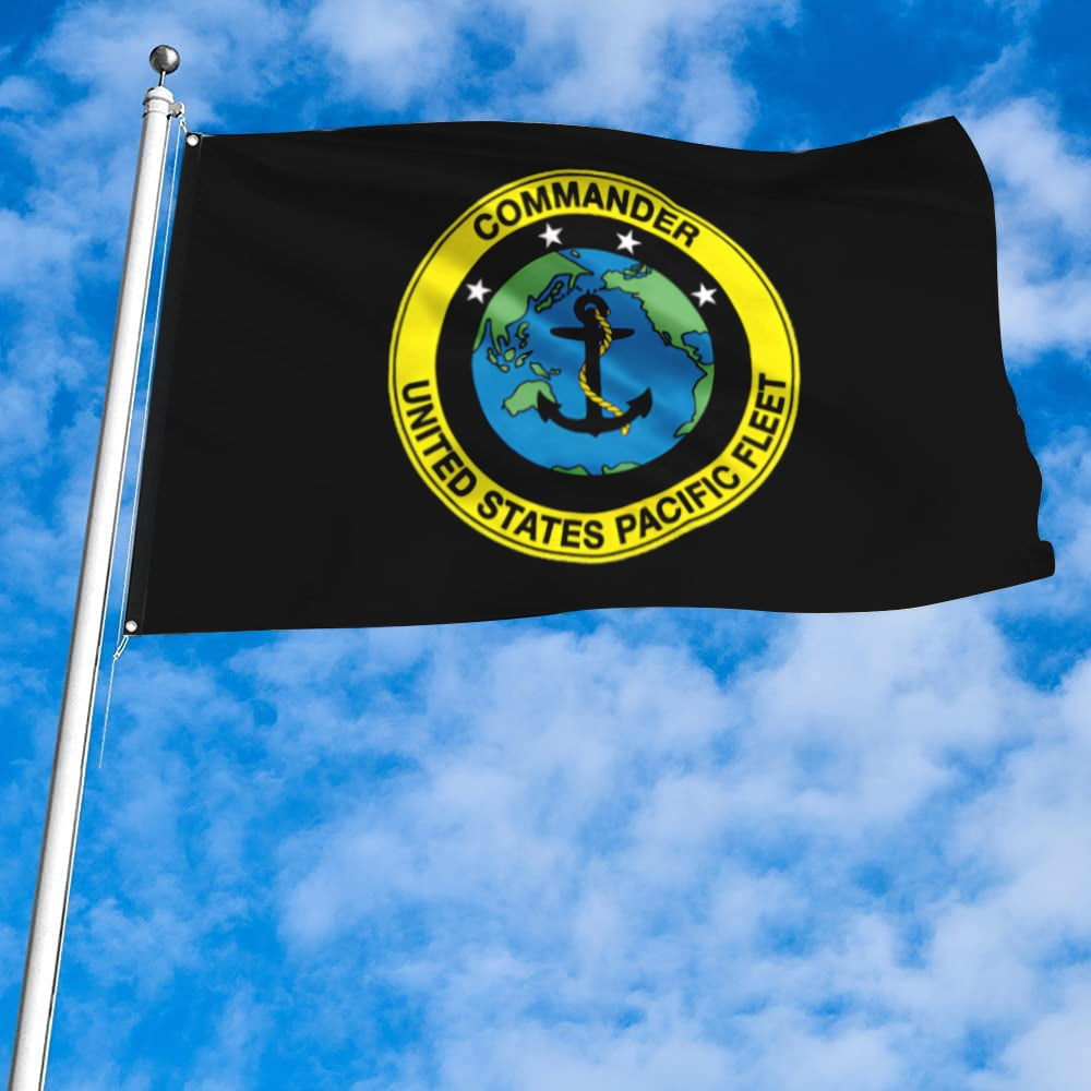 Fyon US Military Navy Commander United States Pacific Fleet Flag banner ...