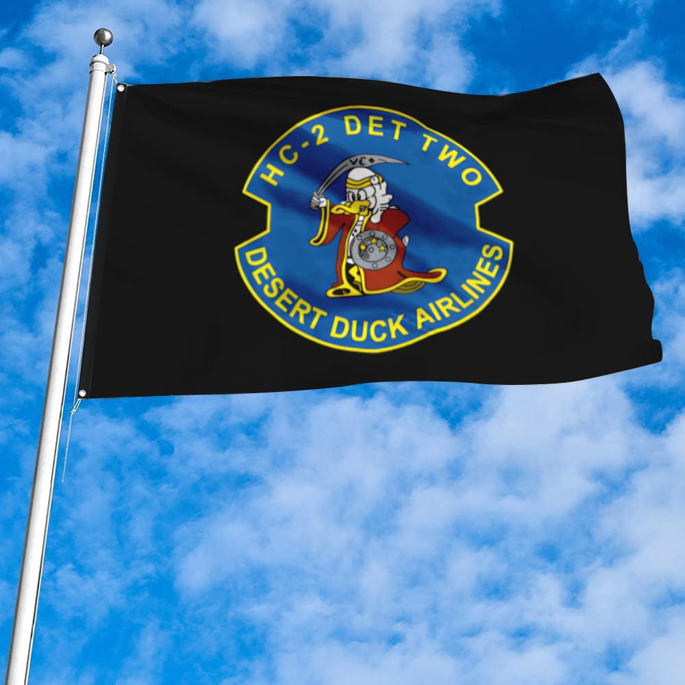 Fyon US Military Navy HC 2 DET Two Desert Duck Airlines Flag banner ...