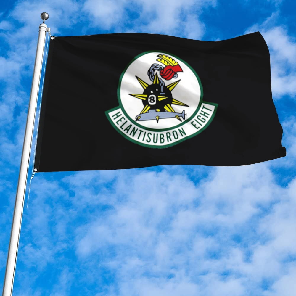 Fyon US Military Navy Helantisubron Eight Flag banner with Grommets Man ...