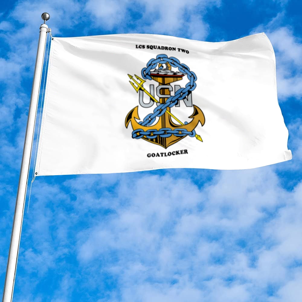 Fyon US Military Navy LSC 2 (Goatlocker) LCSRON TWO White Flag banner ... Fyon US Military Navy LSC 2 (Goatlocker) LCSRON TWO White Flag banner ...