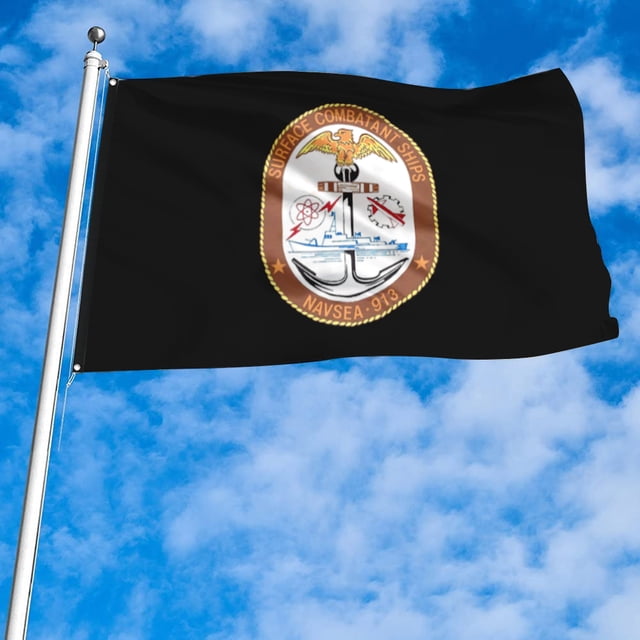Fyon US Military Navy NAVSEASYSCOM 913 Flag banner with Grommets Man ...