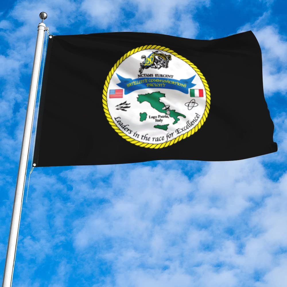 Fyon US Military Navy NCTAMS Eurcent Flag banner with Grommets Man cave ...