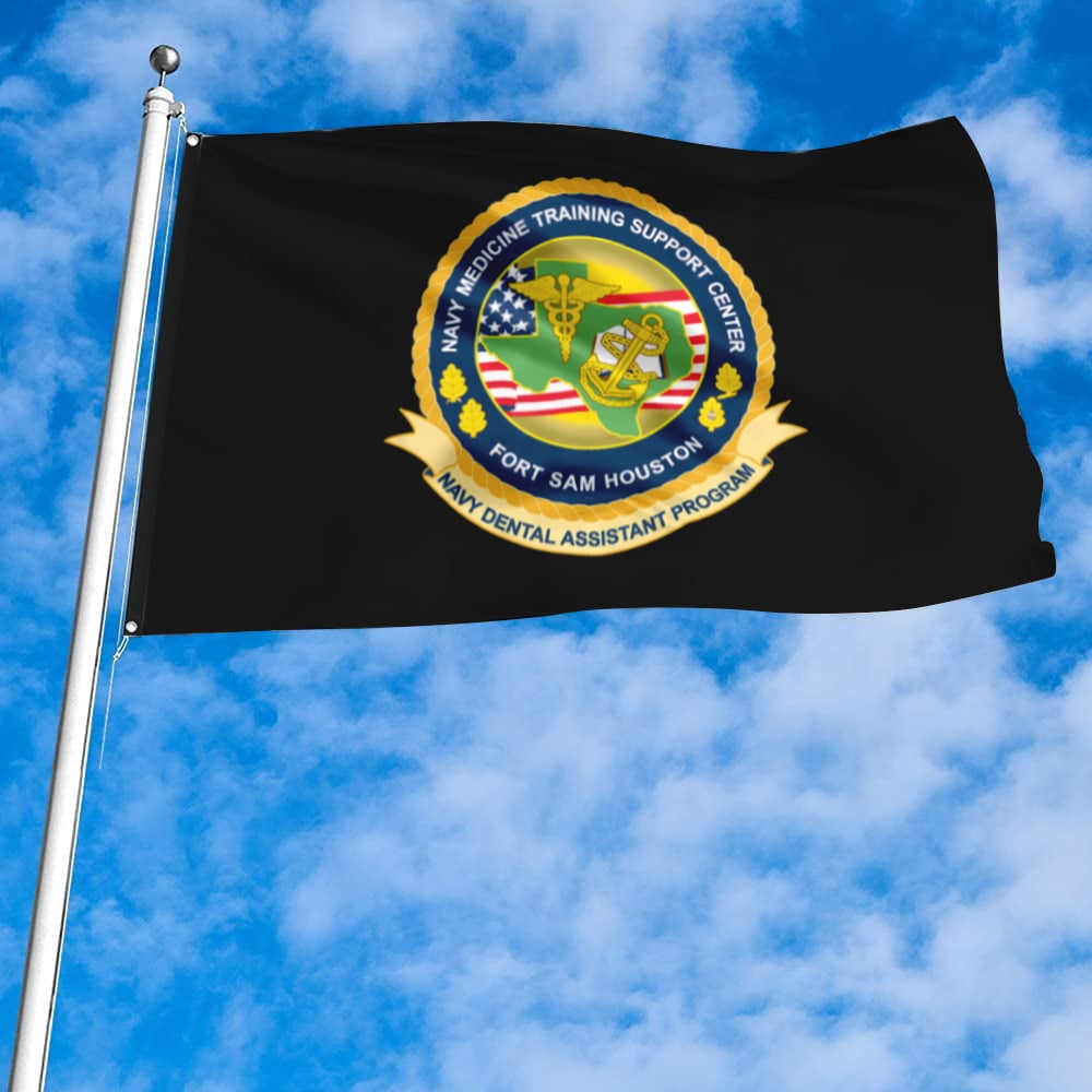 Fyon US Military Navy NMTSC Fort Sam Houston NDAP Flag banner with ...