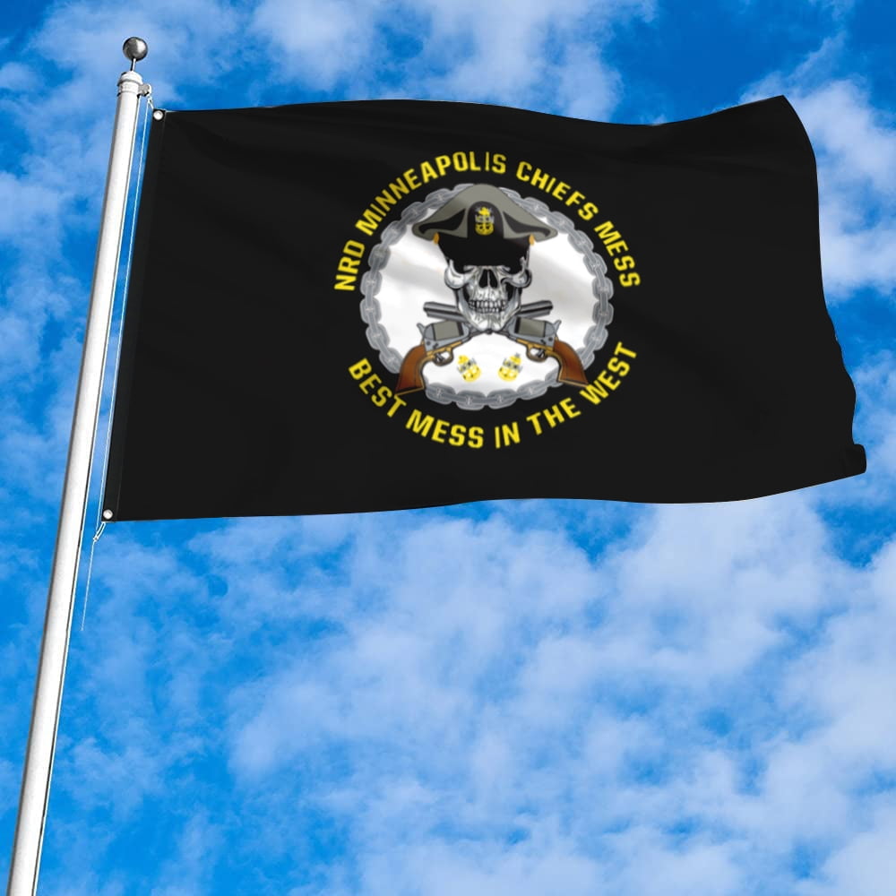 Fyon US Military Navy NRD Minneapolis Chiefs Mess Flag banner with ...
