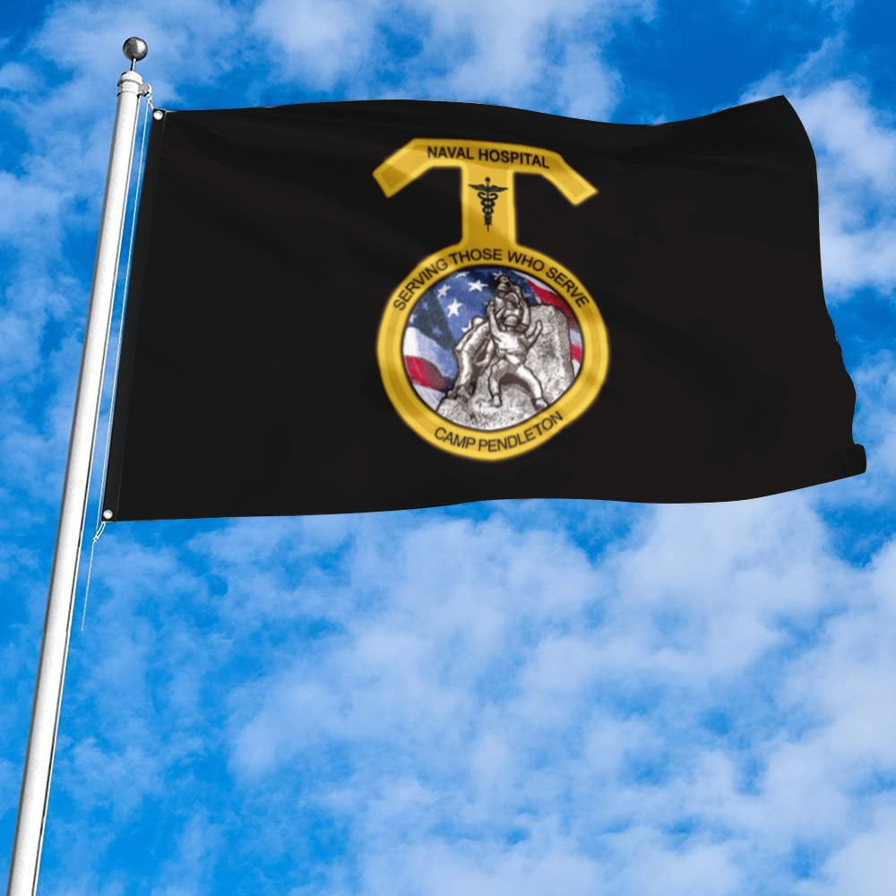 Fyon US Military Navy Naval Hospital Camp Pendleton Flag banner with ...