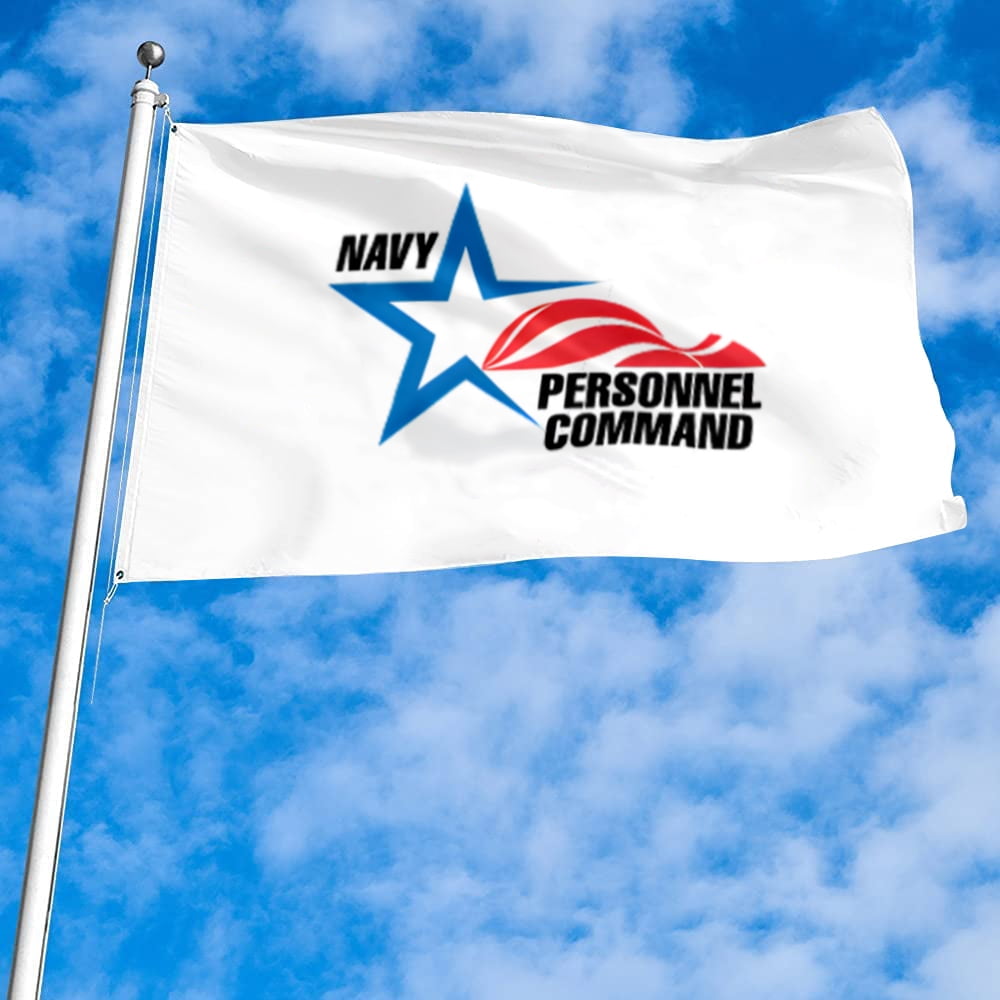 Fyon US Military Navy Personnel Command Flag banner with Grommets Man ...