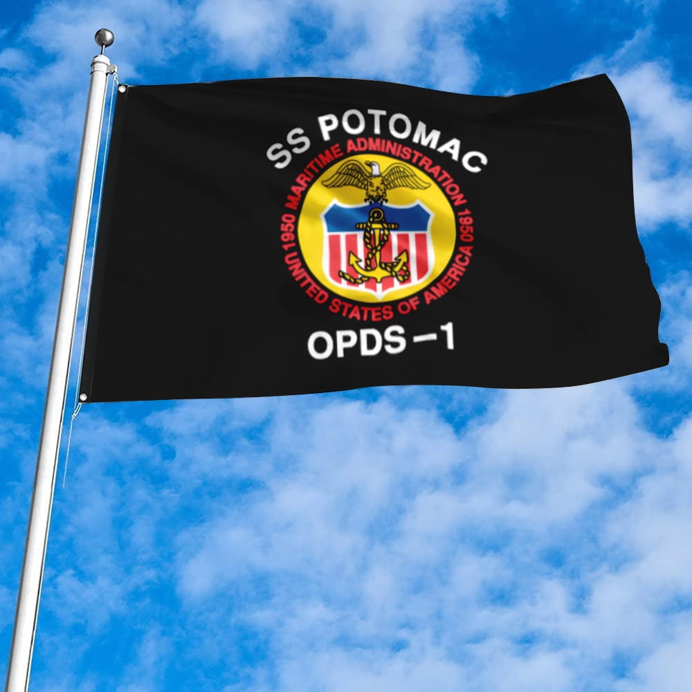 Fyon US Military Navy SS Potomac OPDS 1 Flag banner with Grommets Man ...