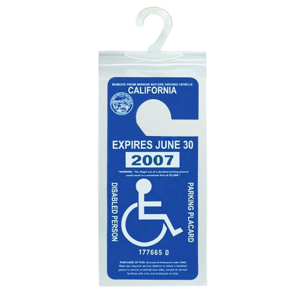 Fysho Ultra-Transparent Handicap Placard Protector - Walmart.com