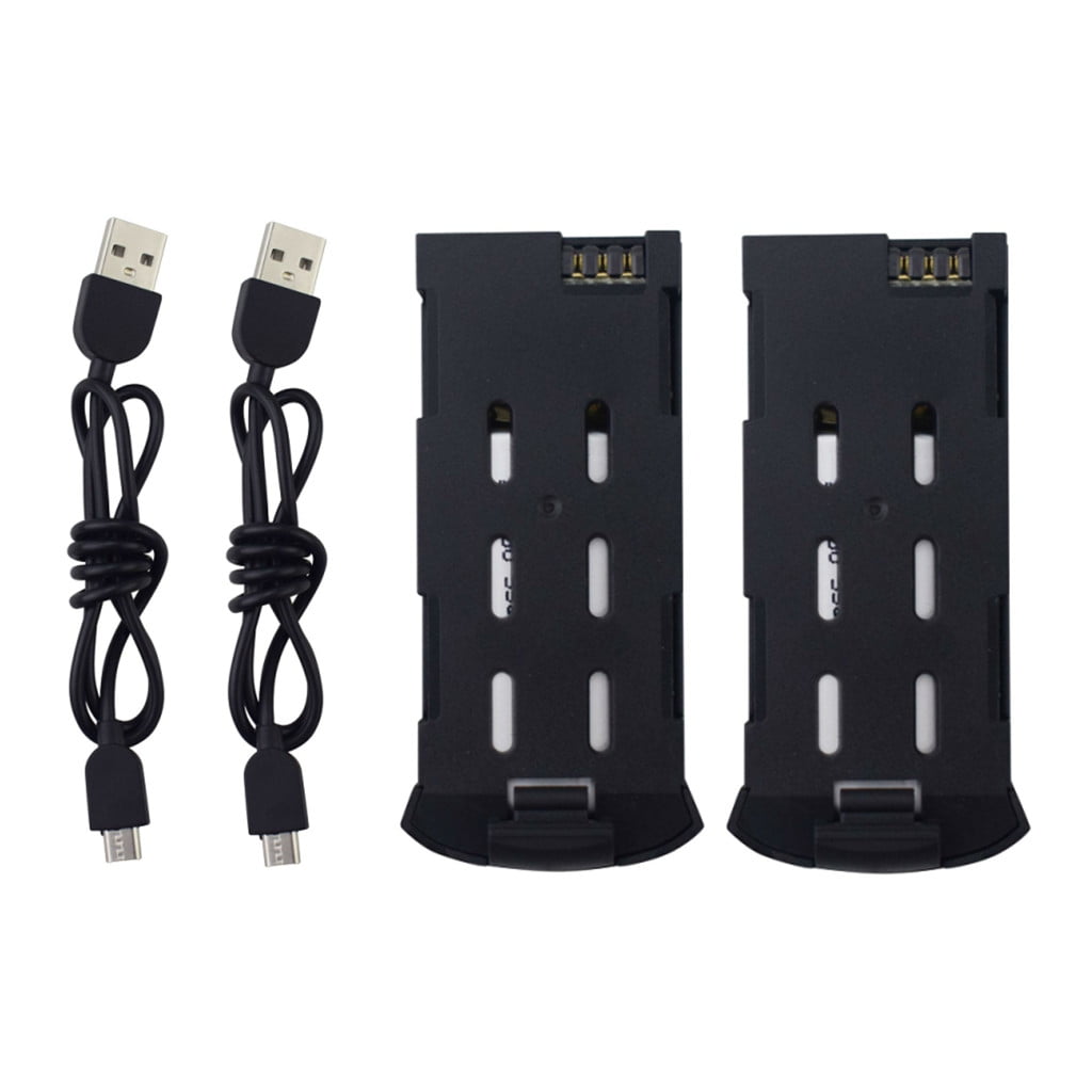 Fytoo 2PCS 3.7V 500mAh Lithium Battery With Charge Cable For HS340 Four ...
