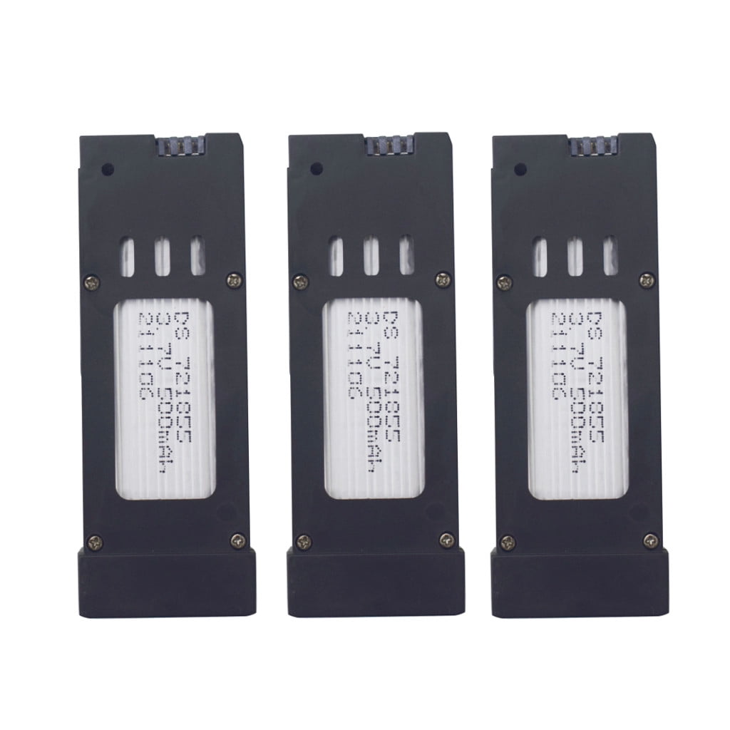 Fytoo 3PCS 3.7V 500mAh Lithium Battery For E58 JY019 GD88 L800 S168 ...
