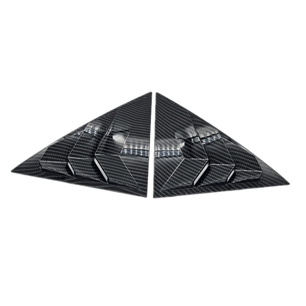 Fyuu Carbon Fiber Look Side Vent Window Scoop Louver Cover For Honda ...