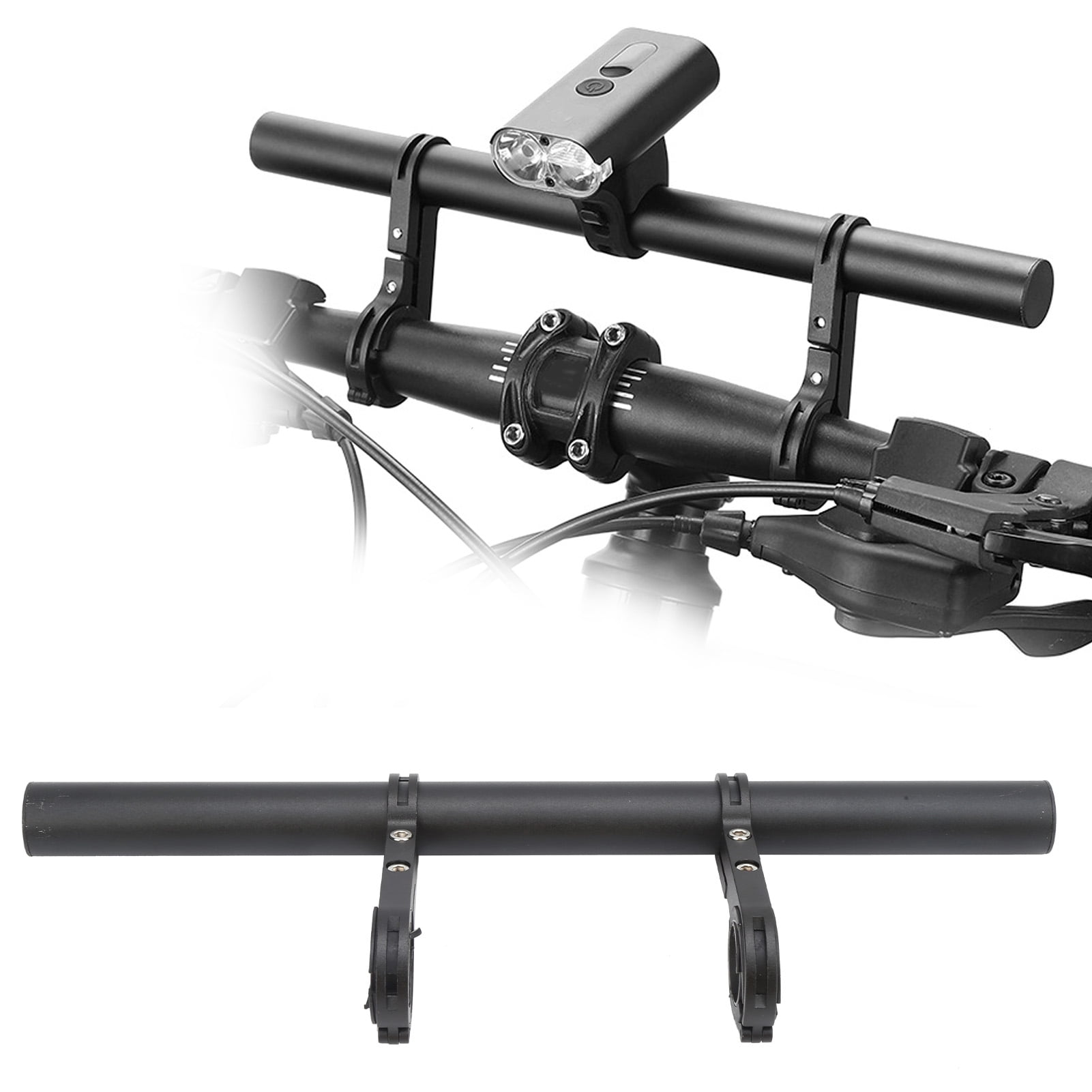 Fyydes 30CM Aluminum Alloy Handlebar Extender Bracket Mount Headlight ...