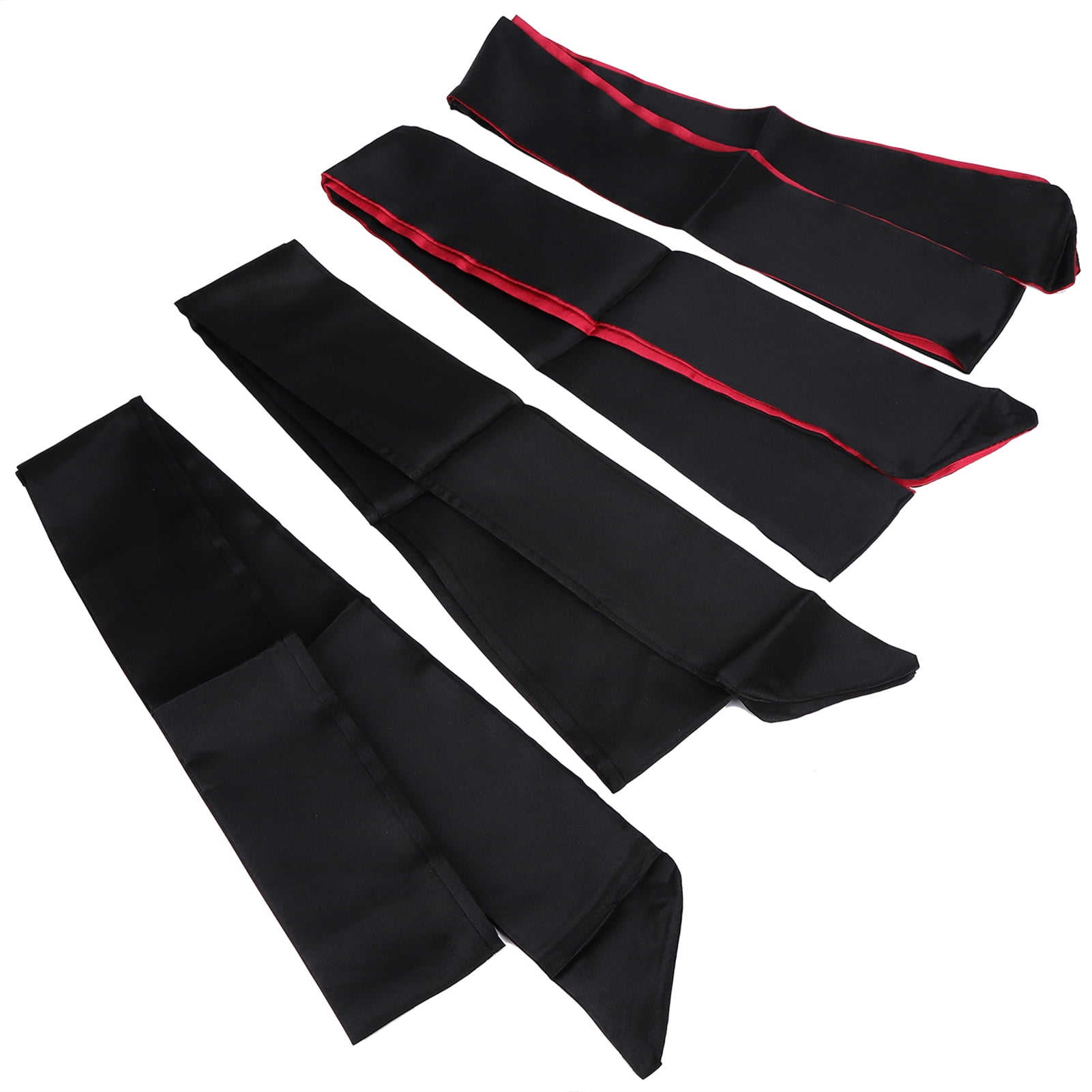 Fyydes Silk Eye Cover, 4Pcs 150cm Sleeping Mask, Blackout Blindfold for ...