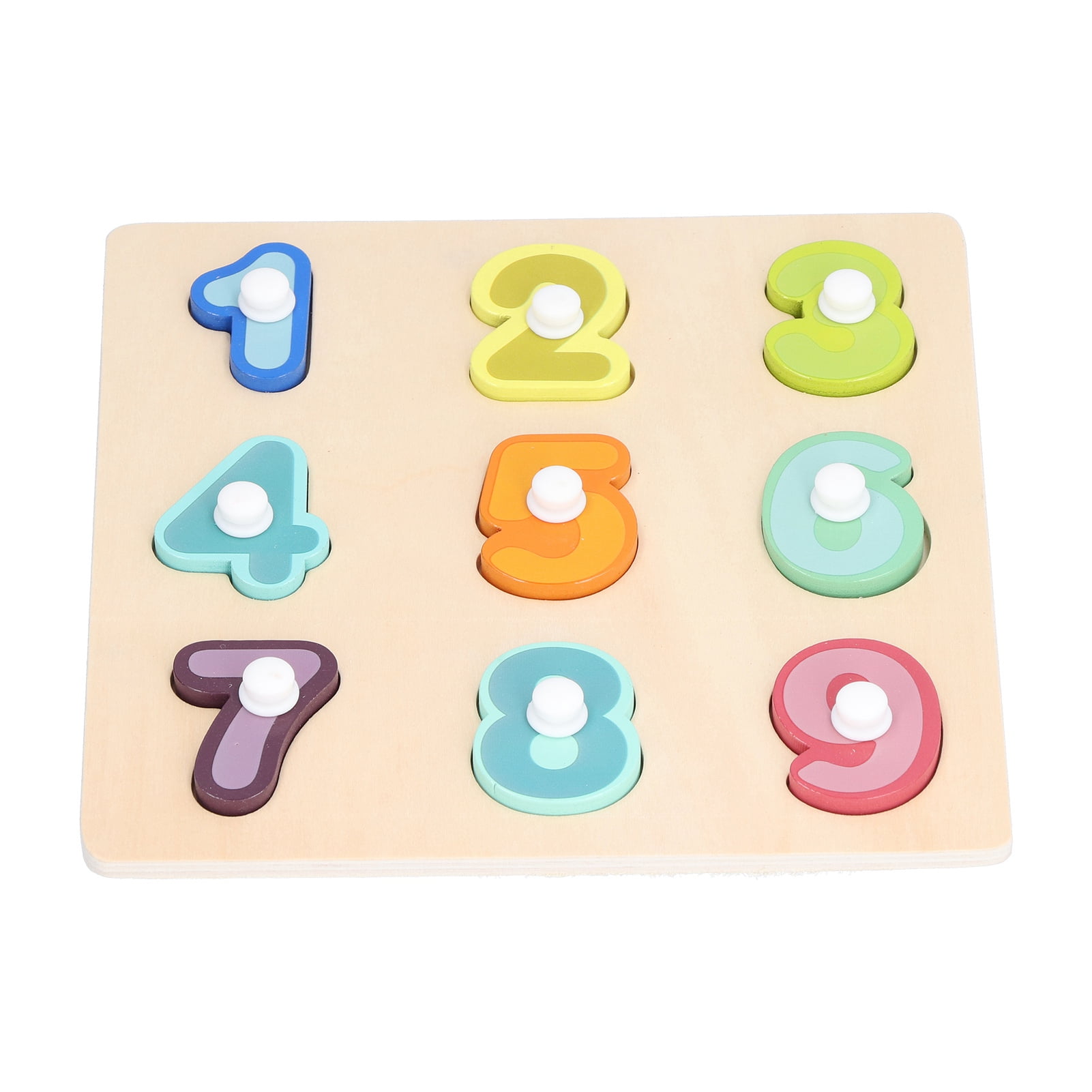 Fyydes Wood Toddler Puzzles Toys,Wooden Peg Puzzles Toys Toddler ...