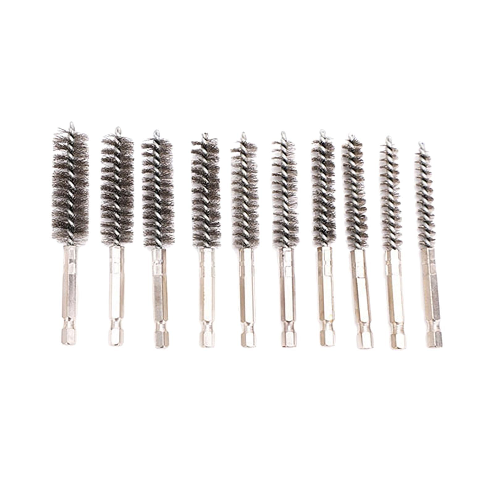 Fzaqwen 10 Pieces Tube Brush Wire Brush Flexible Pipe Brush for ...