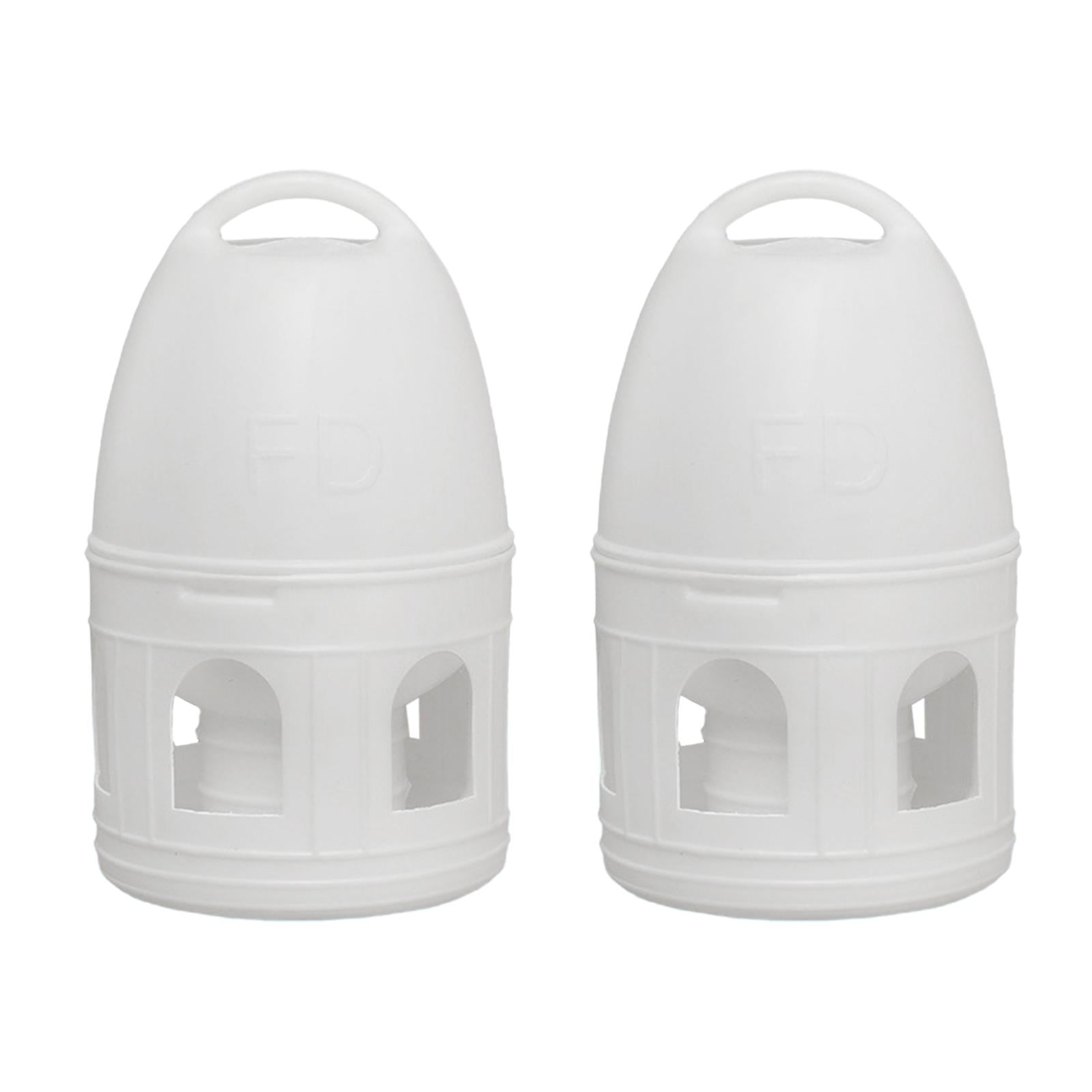 Fzaqwen 2x Bird Water Drinker Chicken Dove Quail Parrot Parakeet Pigeon ...