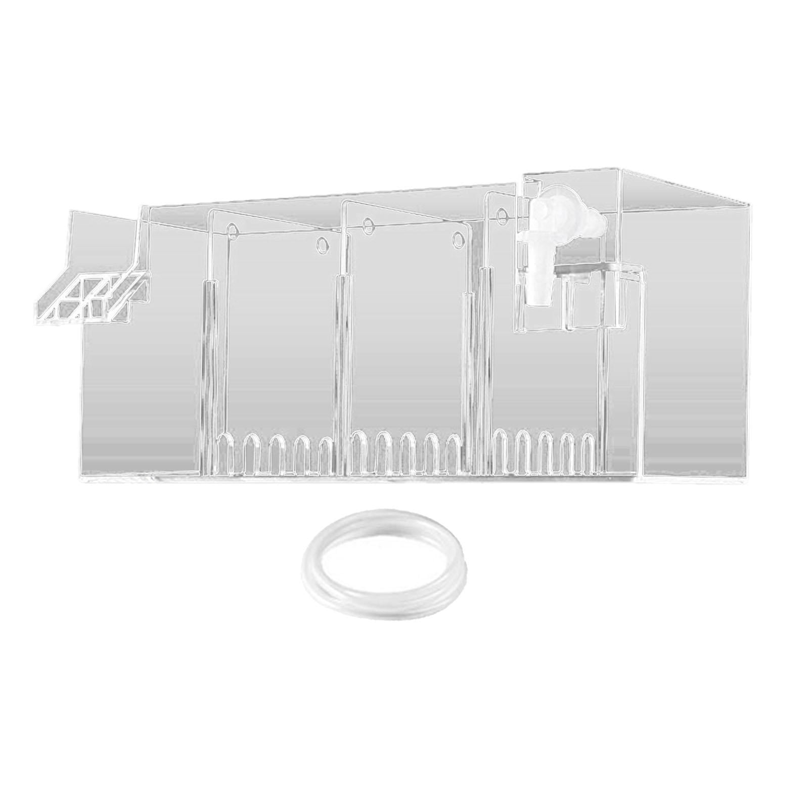 Fzaqwen Aquarium Fish Tank Filter Filtration System Drawer Filter Box ...