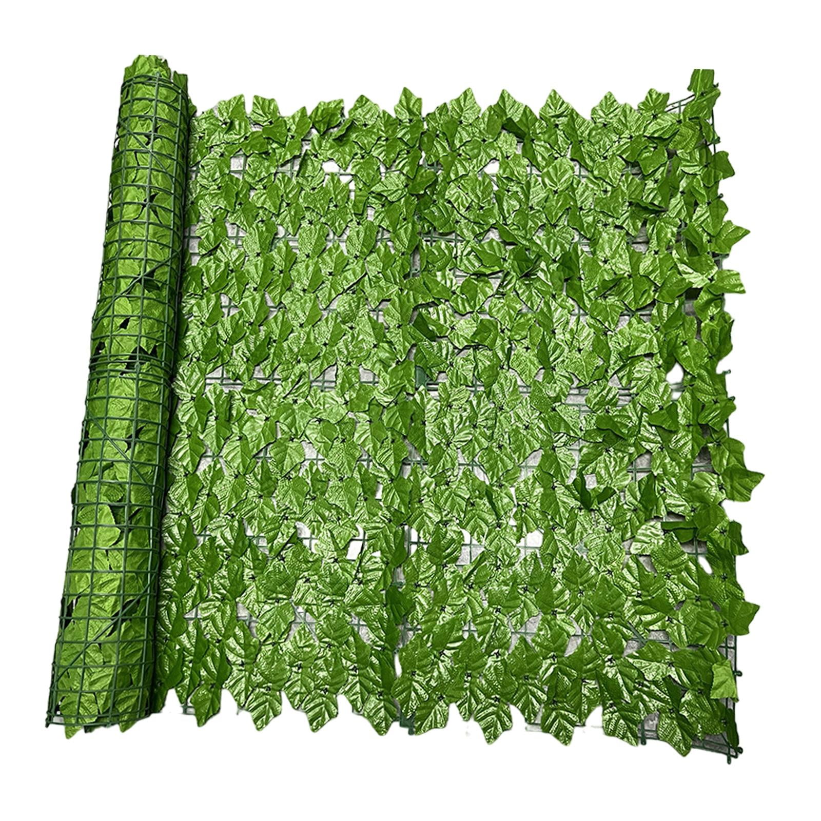 Fzaqwen Artificial Leaf Privacy Fence Wall Screen Artificial Hedges ...