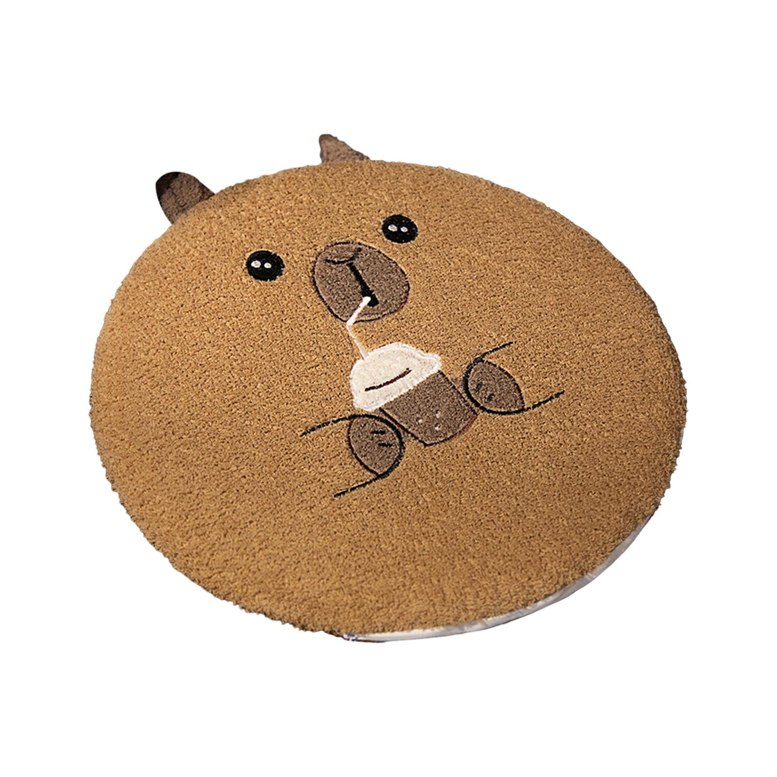 Fzaqwen Capybara Chair Cushion Chair Pad Home Decor Car Seat Stuffed ...