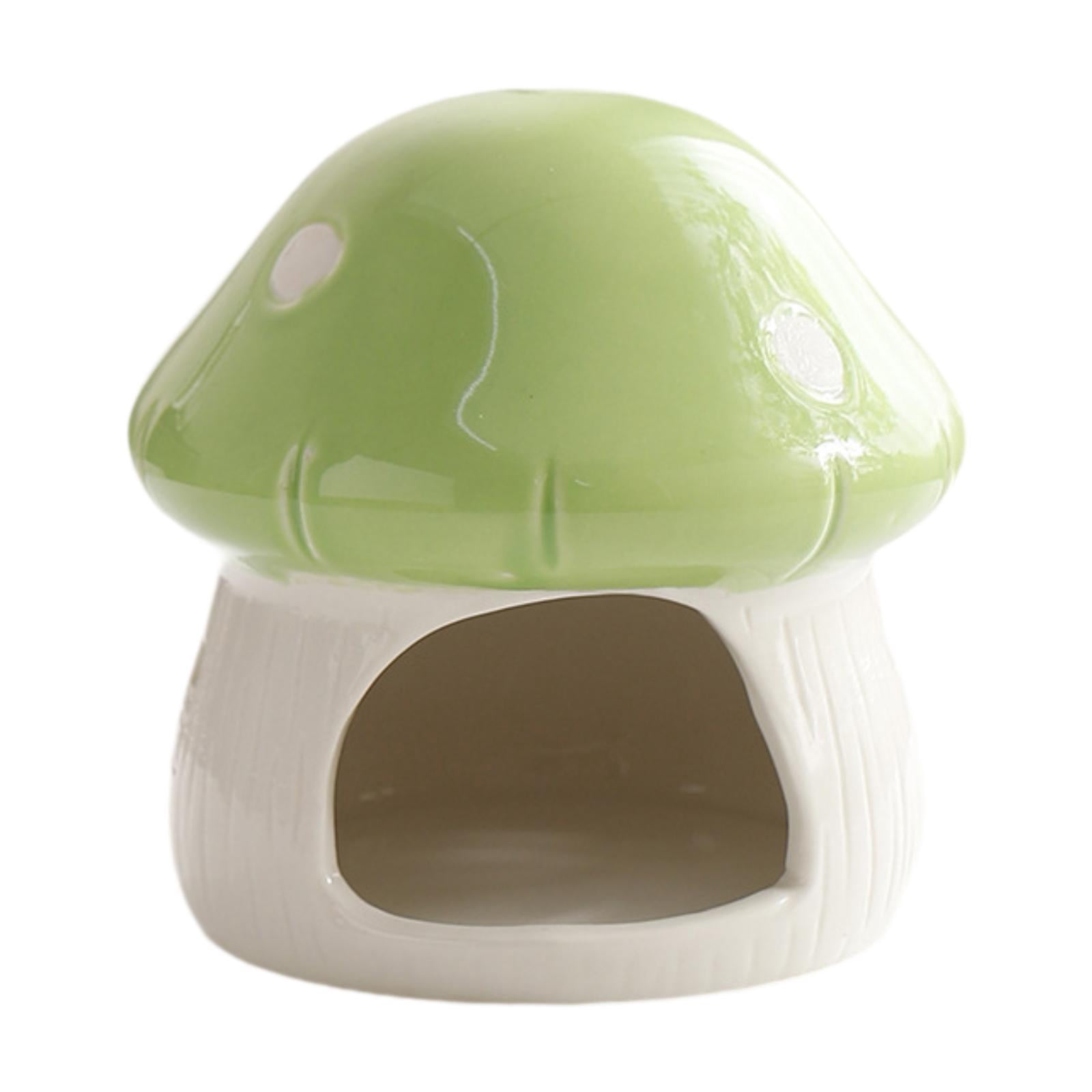 Fzaqwen Ceramic Hamster House Cute Hideaway House for Gerbils Hedgehog ...
