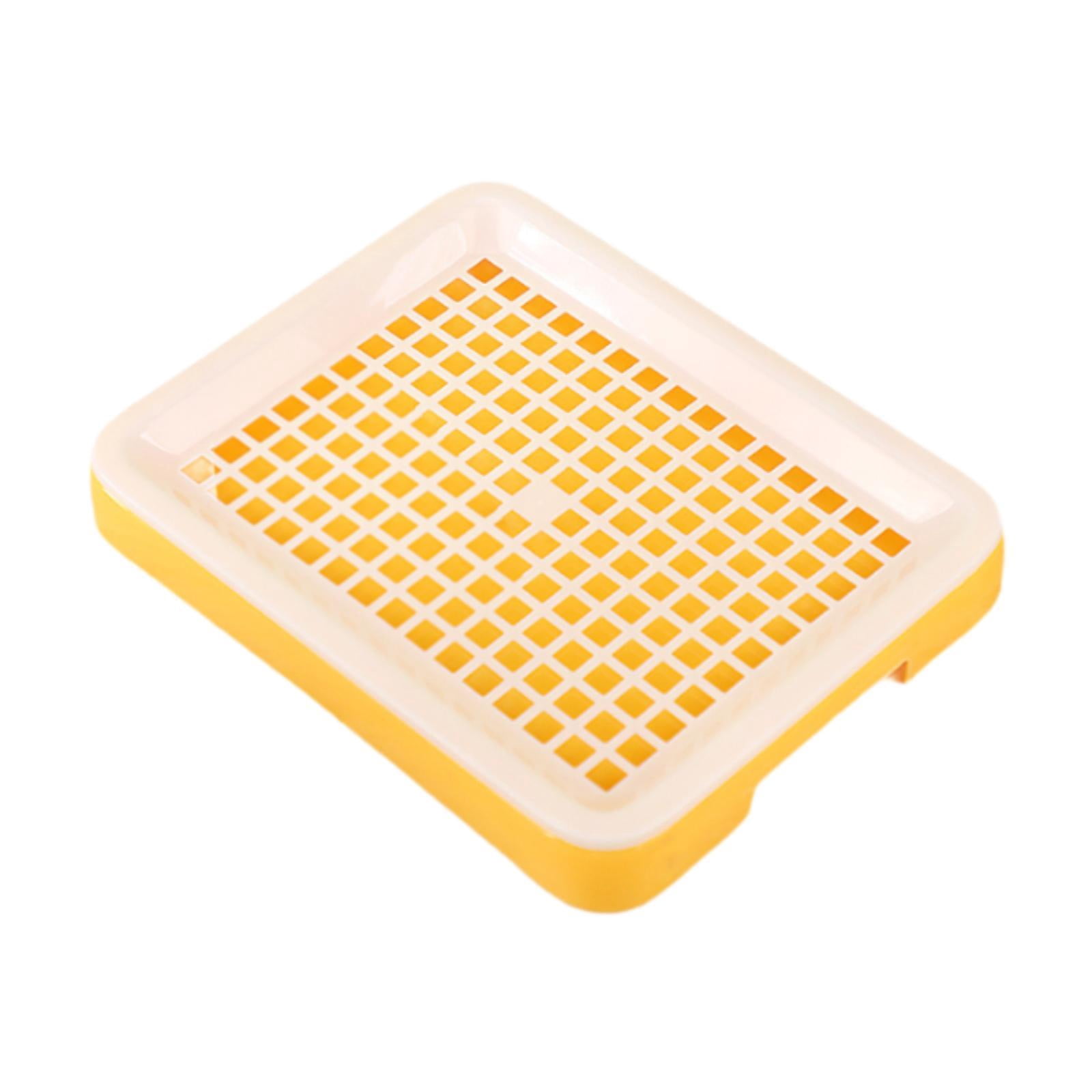 Fzaqwen Hamster Toilet Box Hamster Potty Litter Tray Square Hollow Grid ...