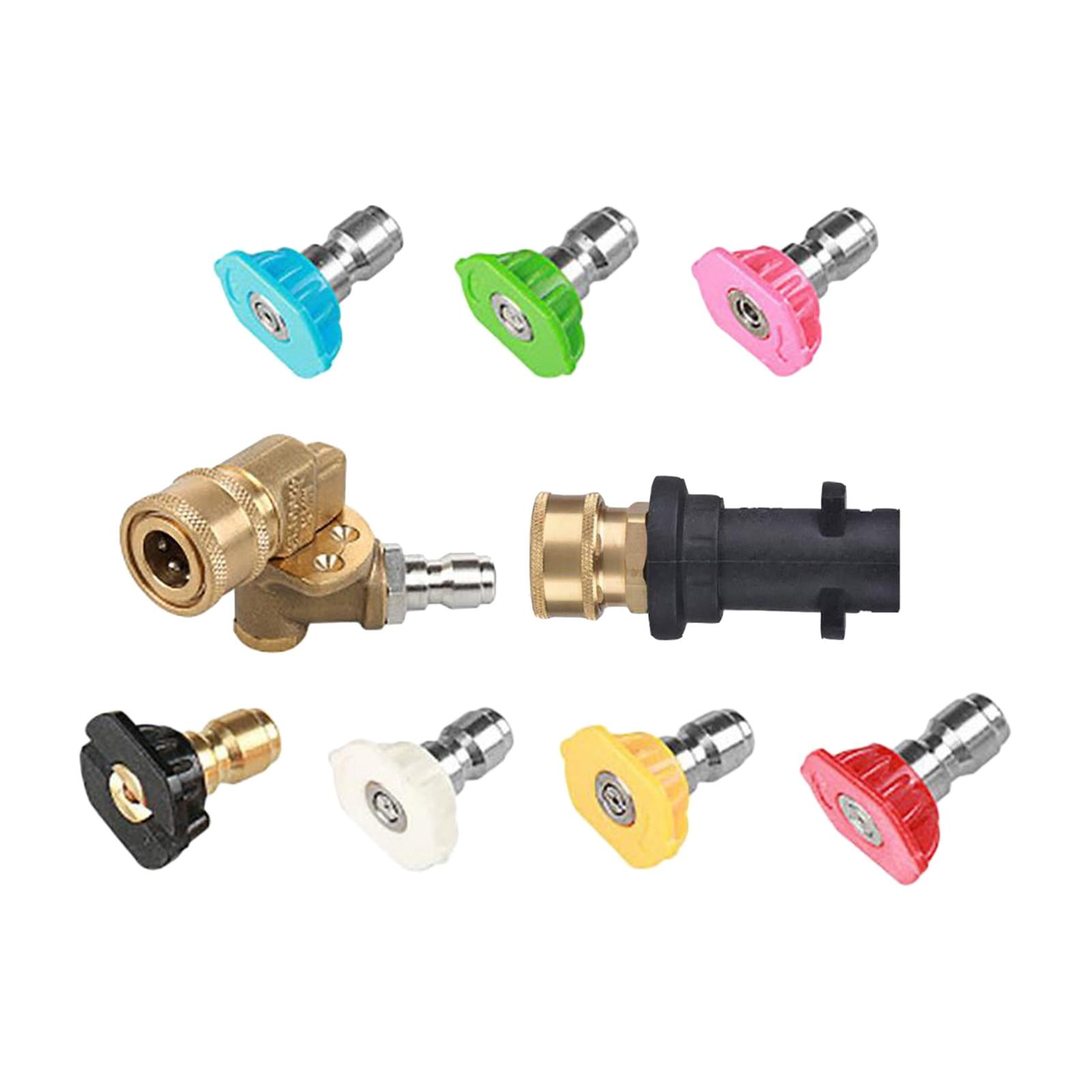 Fzaqwen High Pressure Washer Adapter Kit Nozzle Tip Professional ...