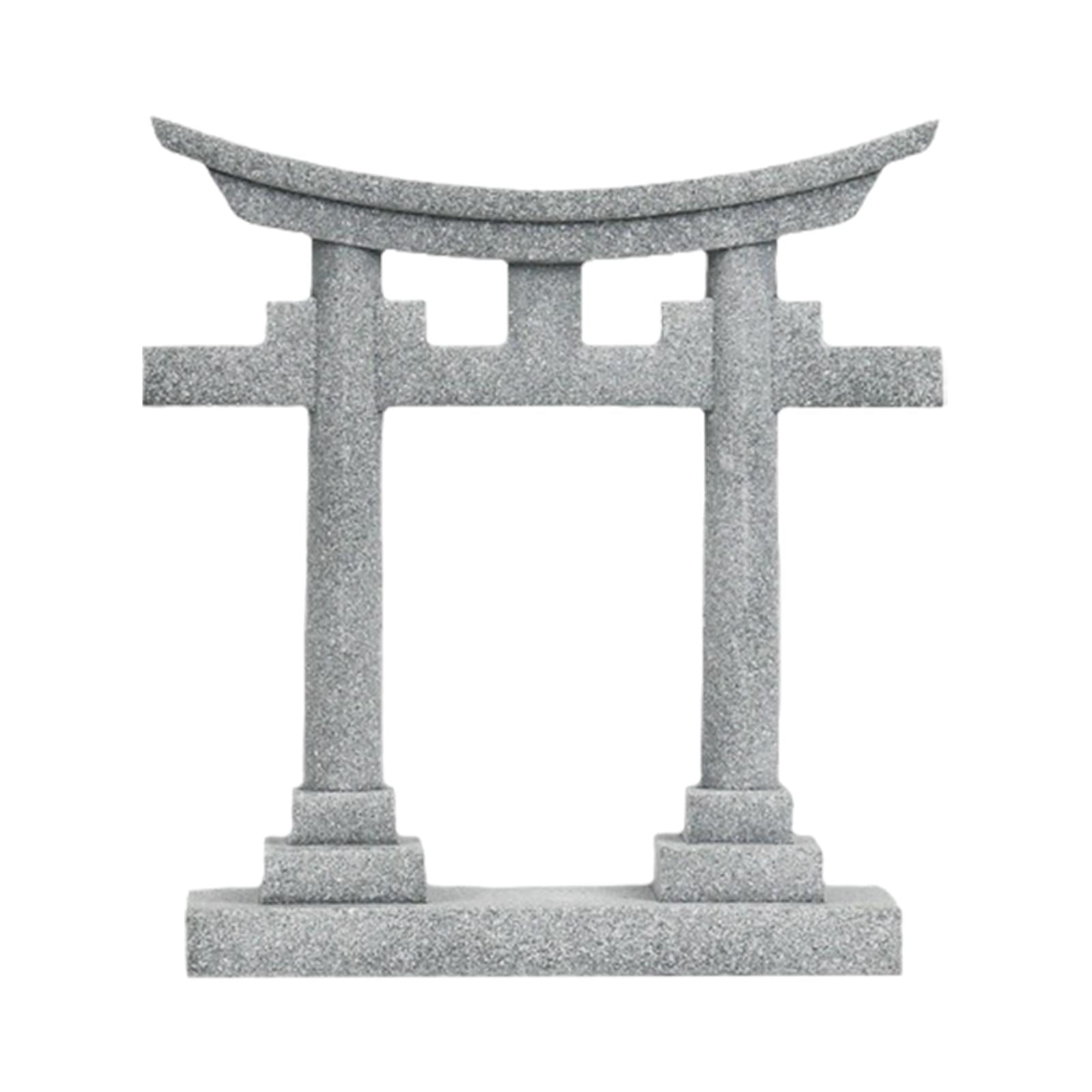 Fzaqwen Japanese Torii Gate Miniature Sculpture Crafted from PVC ...