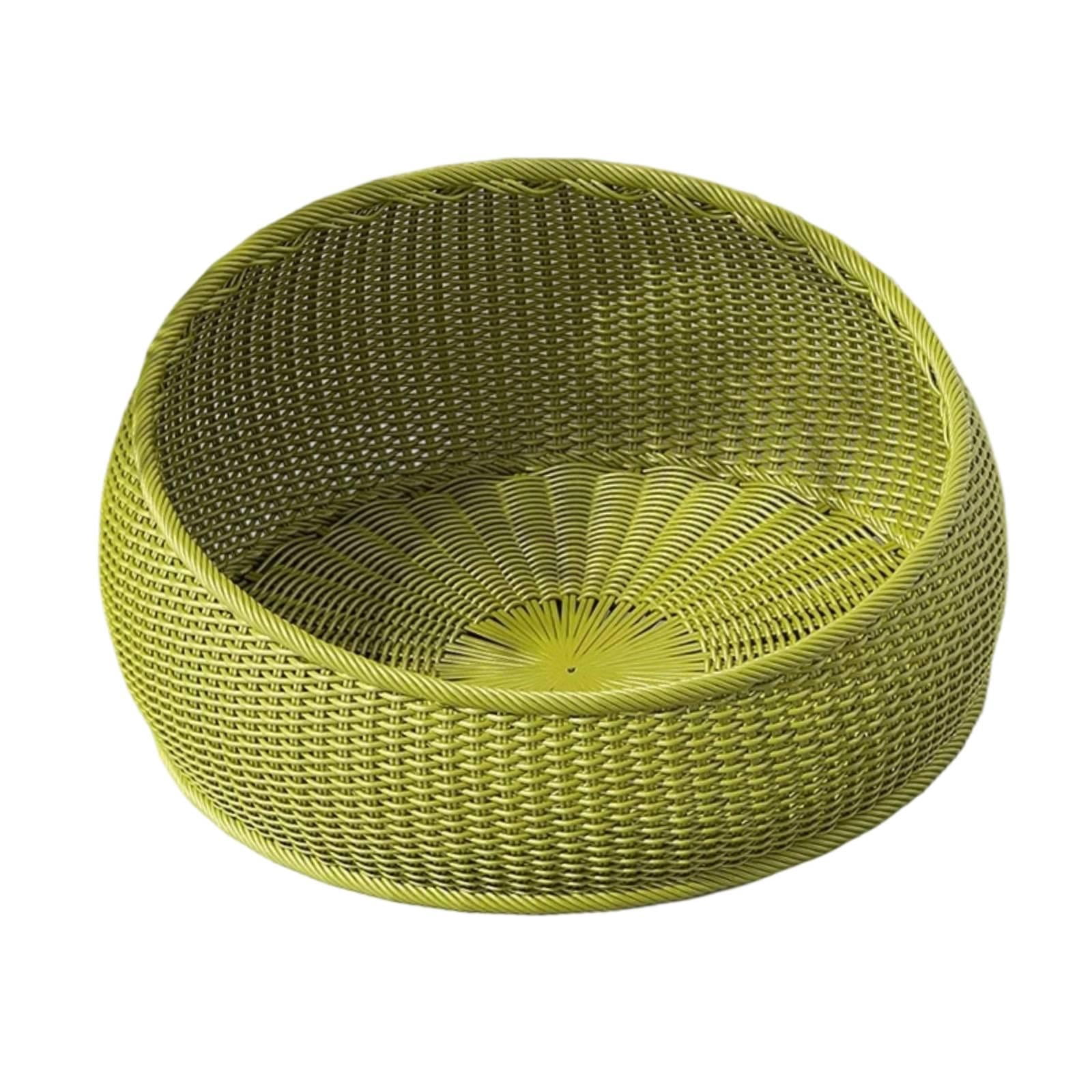 Fzaqwen Wicker Cat Bed Comfortable 16.5 inch Pet Accessories ...