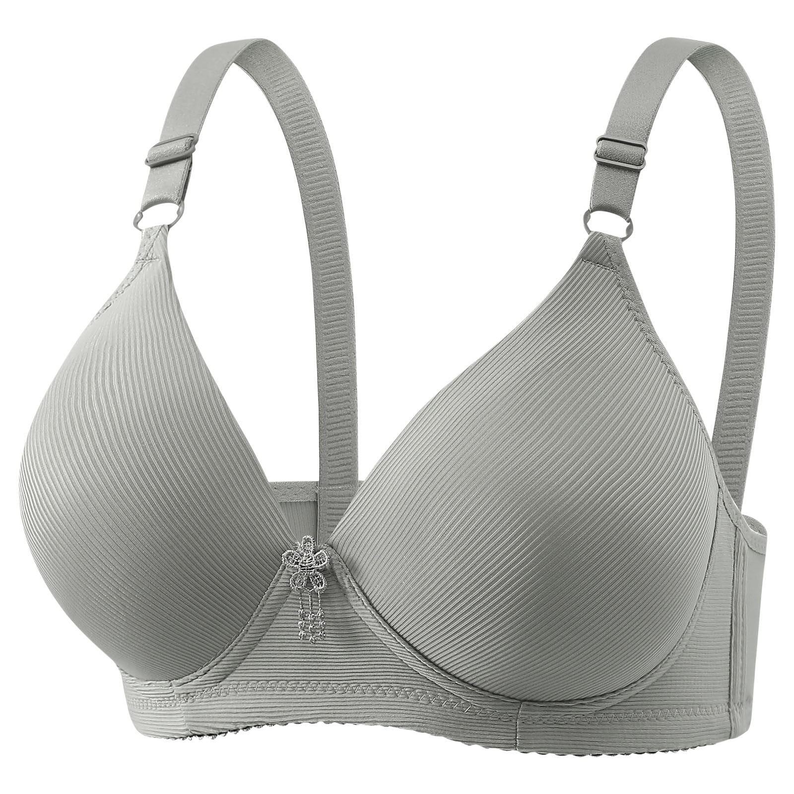 Fznquz Adjustable Women Bras Comfort Push Up Bralette No Underwire ...