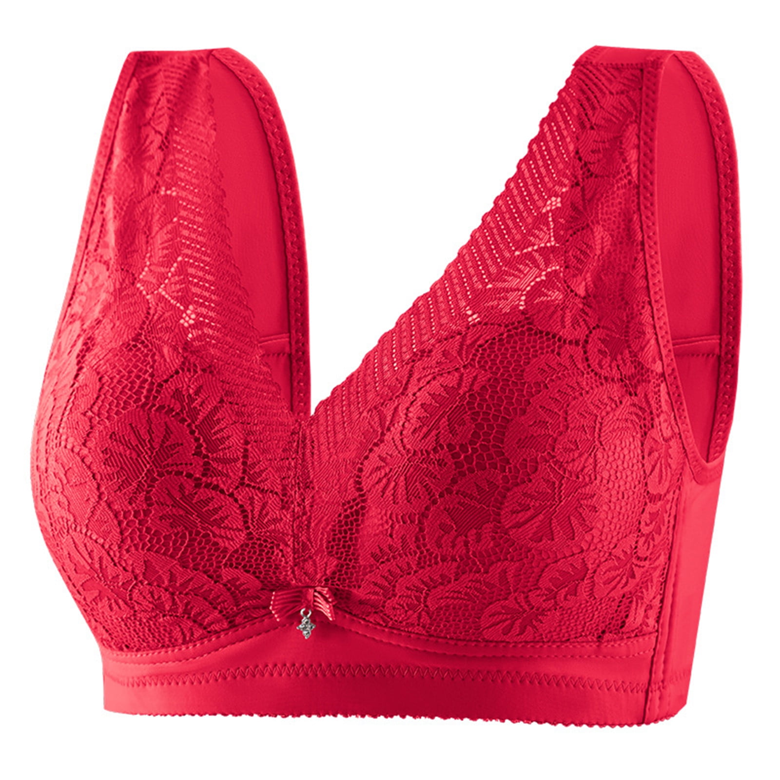Fznquz Bralette Womens Bras under $5 Breathable Daisy No Wire Front ...