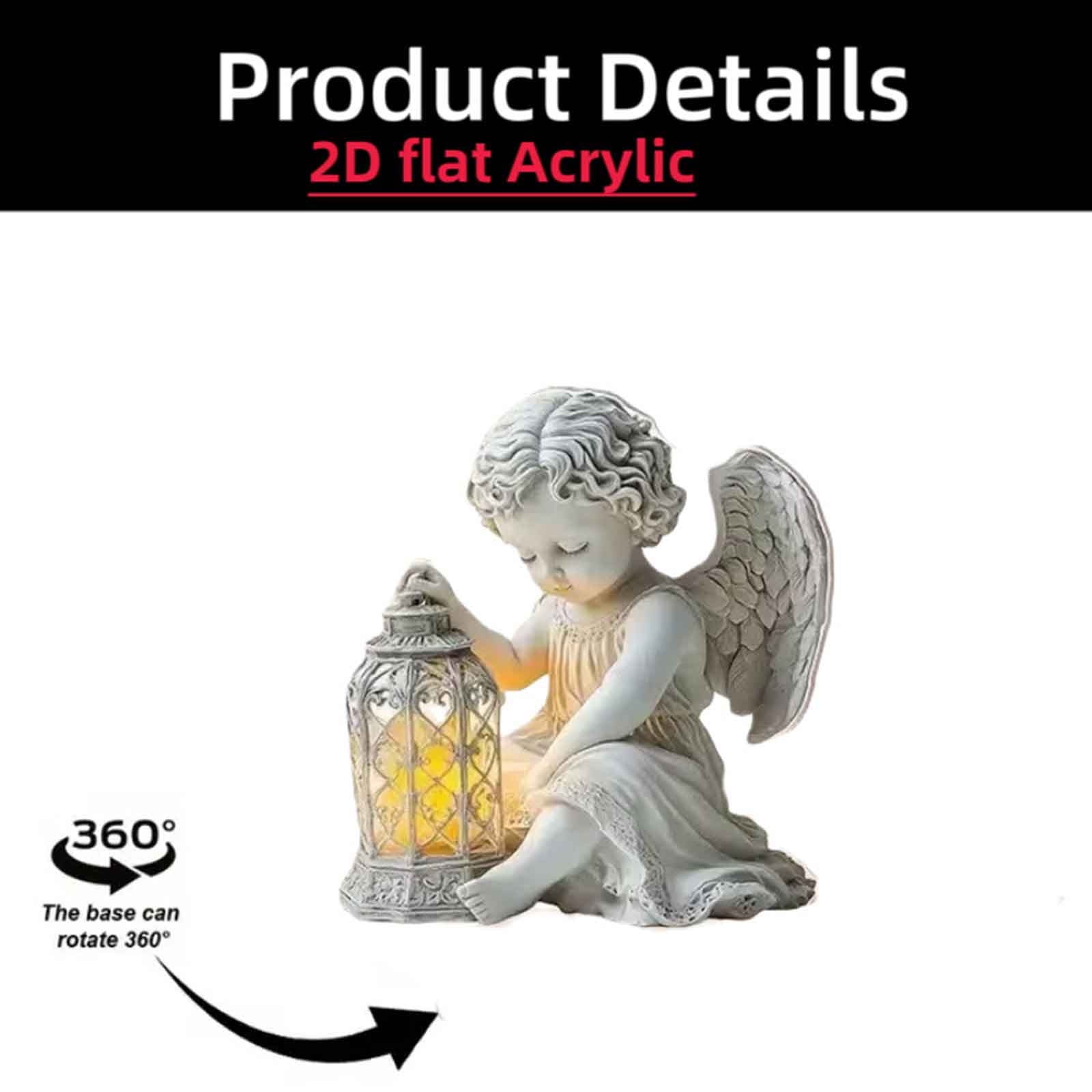 Fzsteel 2D Character Birth Scene Rotating Acrylic Standee, High ...