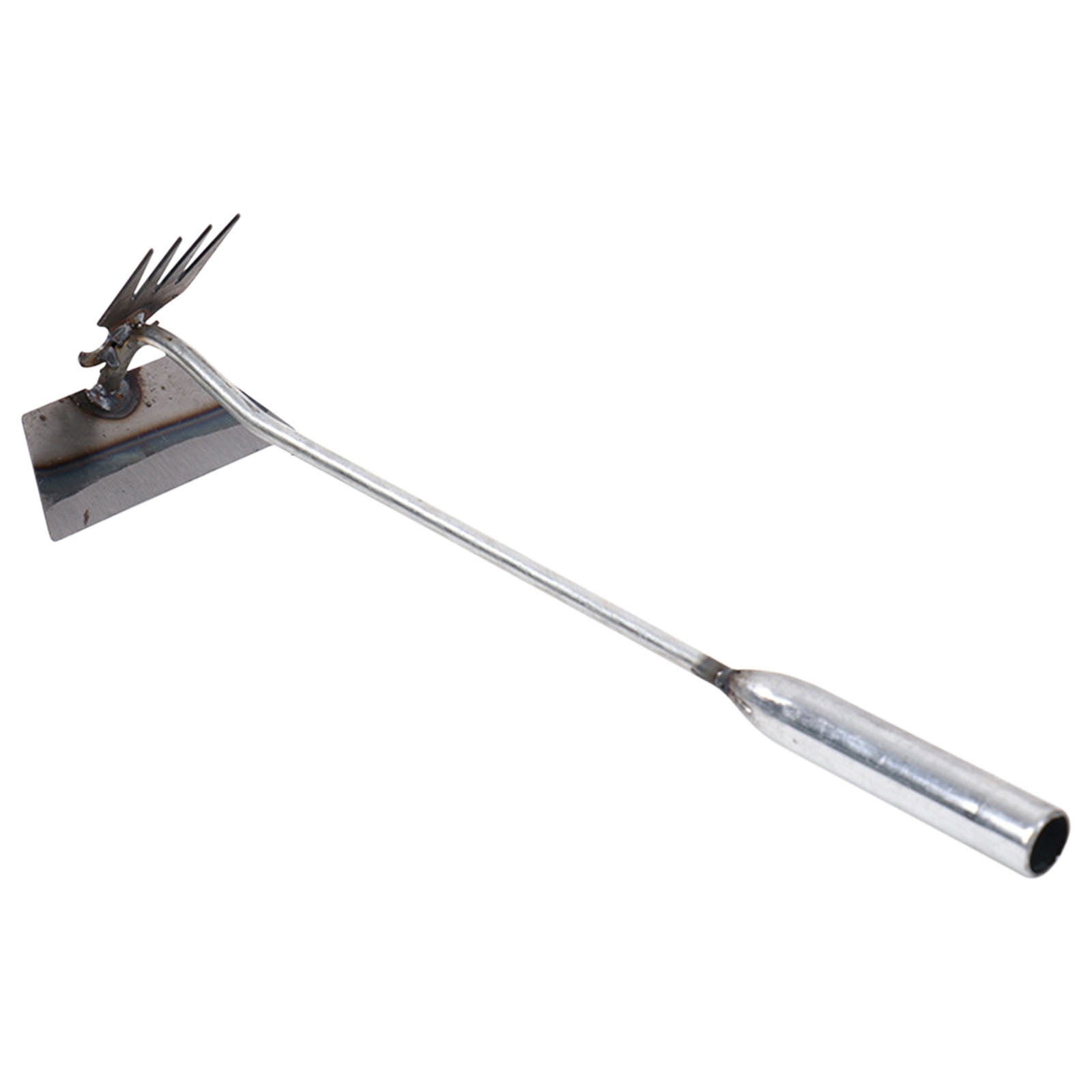 Fzsteel 4-Prong Extended Garden Hoe & Rake - 50cm Upgraded Galvanized ...