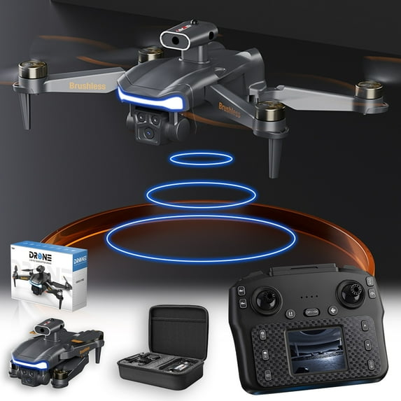 Fzsteel Brushless Motor Drone With HD Camera, Screen Display Remote ...