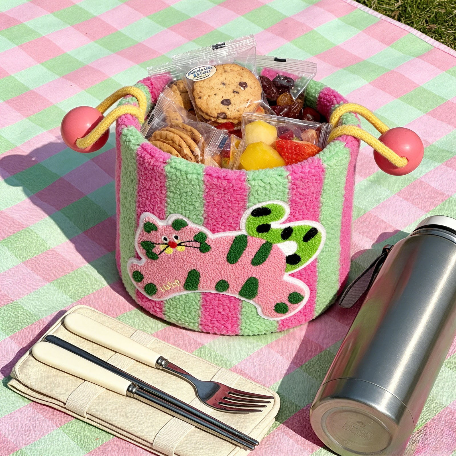 Fzsteel Cute Decorative Storage Basket for Snacks Toys and ...