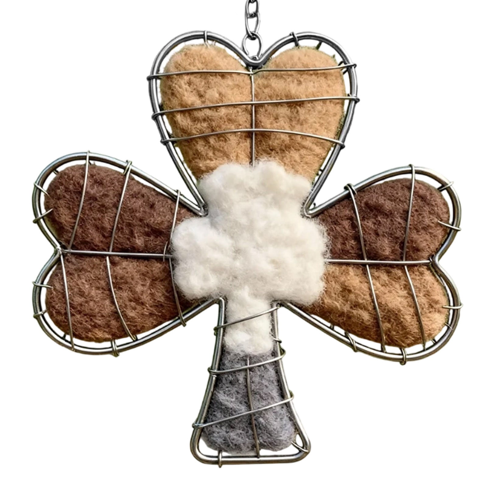 Fzsteel Heart Shaped Outdoor Bird Nest Hanging Decor with Refillable ...