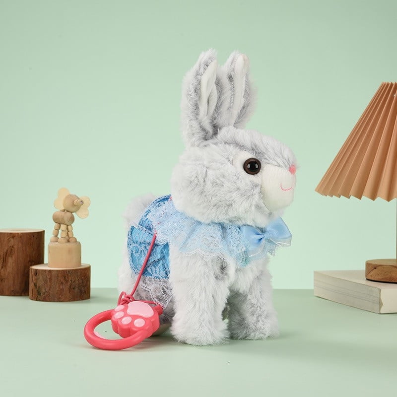 Fzsteel Interactive Plush Toy Rabbit Touch-Activated Walking and ...
