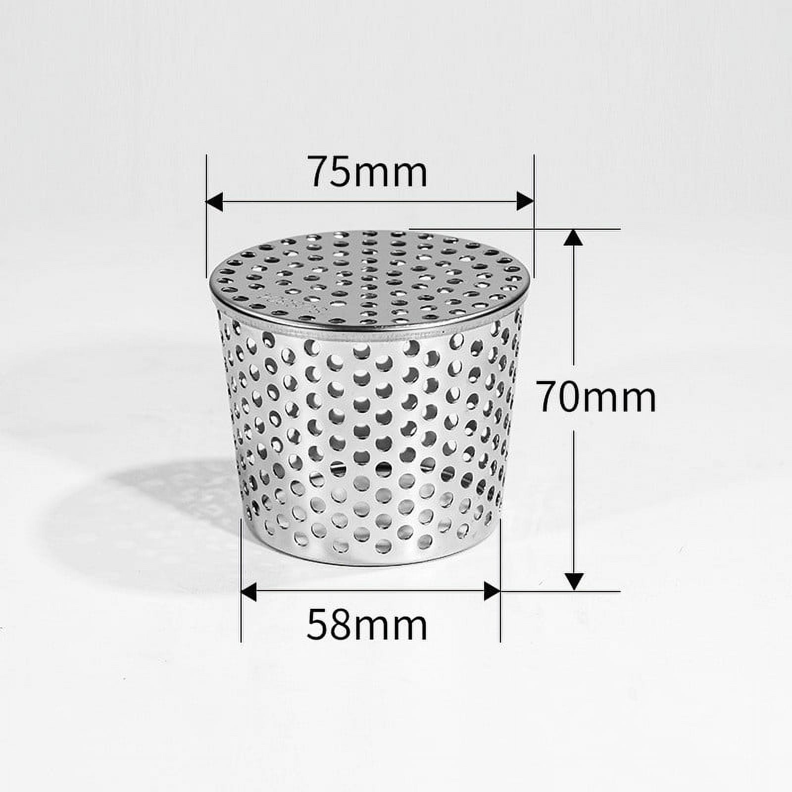 Fzsteel PVC Floor Drain Cover 304 Stainless Steel Anti-Rodent Conical ...