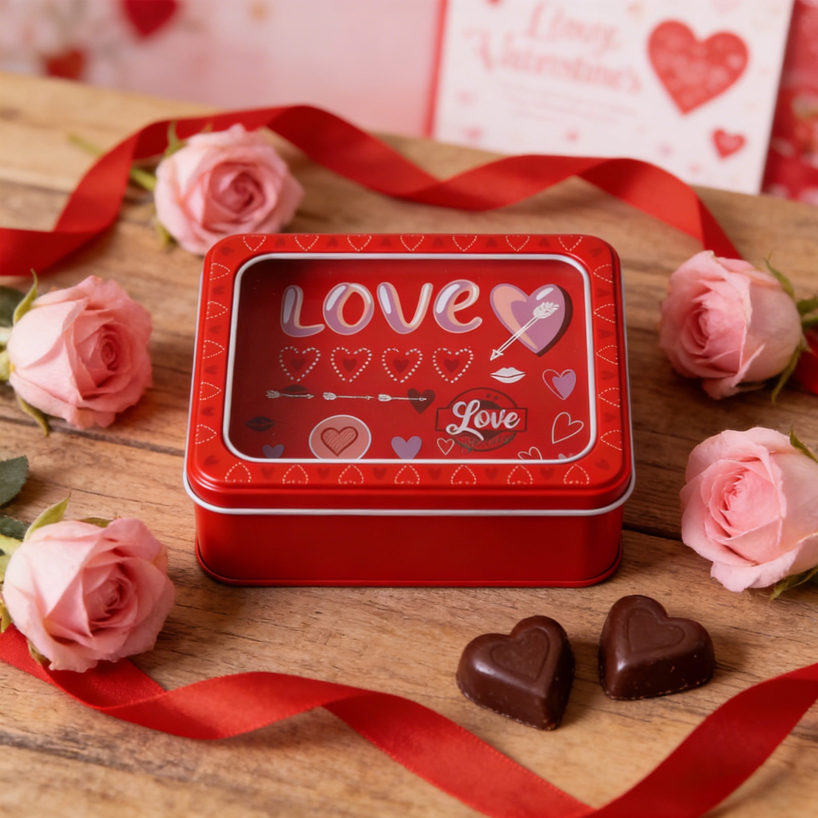 Fzsteel Premium Airtight Iron Gift Box for Baking Cookies and Candy ...