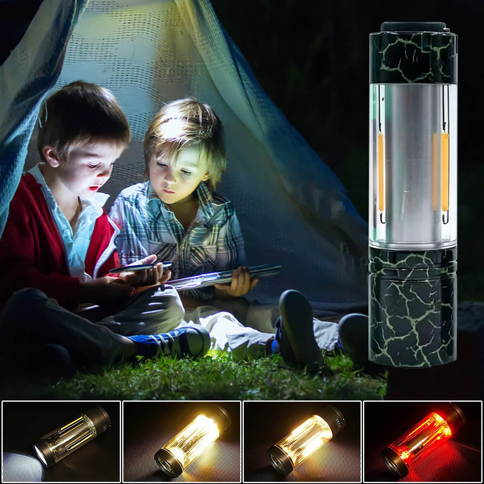 Fzsteel Rechargeable High Power LED Flashlight with 1200 Lumens, Long ...