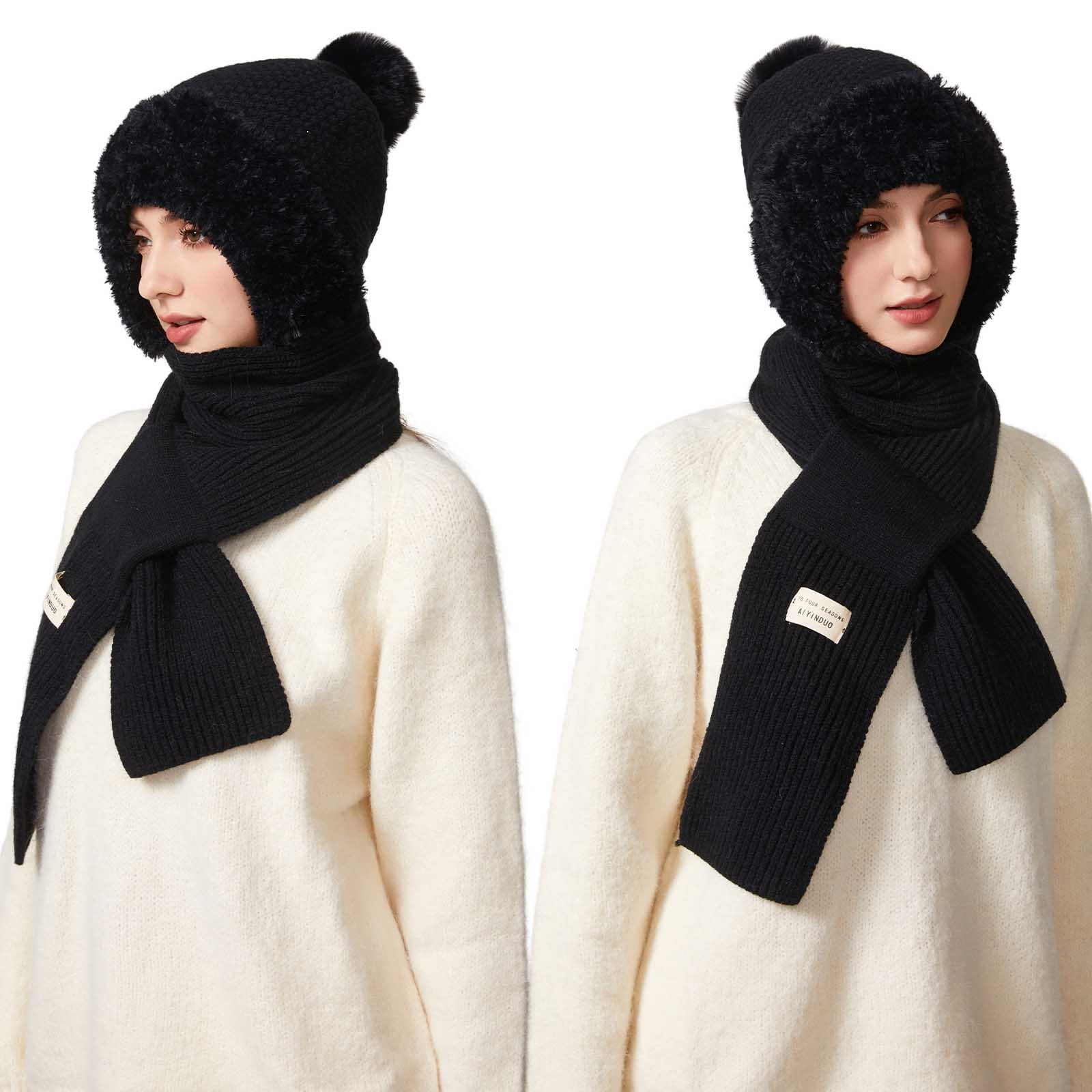 Fzsteel Upgraded 3-in-1 Fleece Lined Winter Balaclava for Women with ...