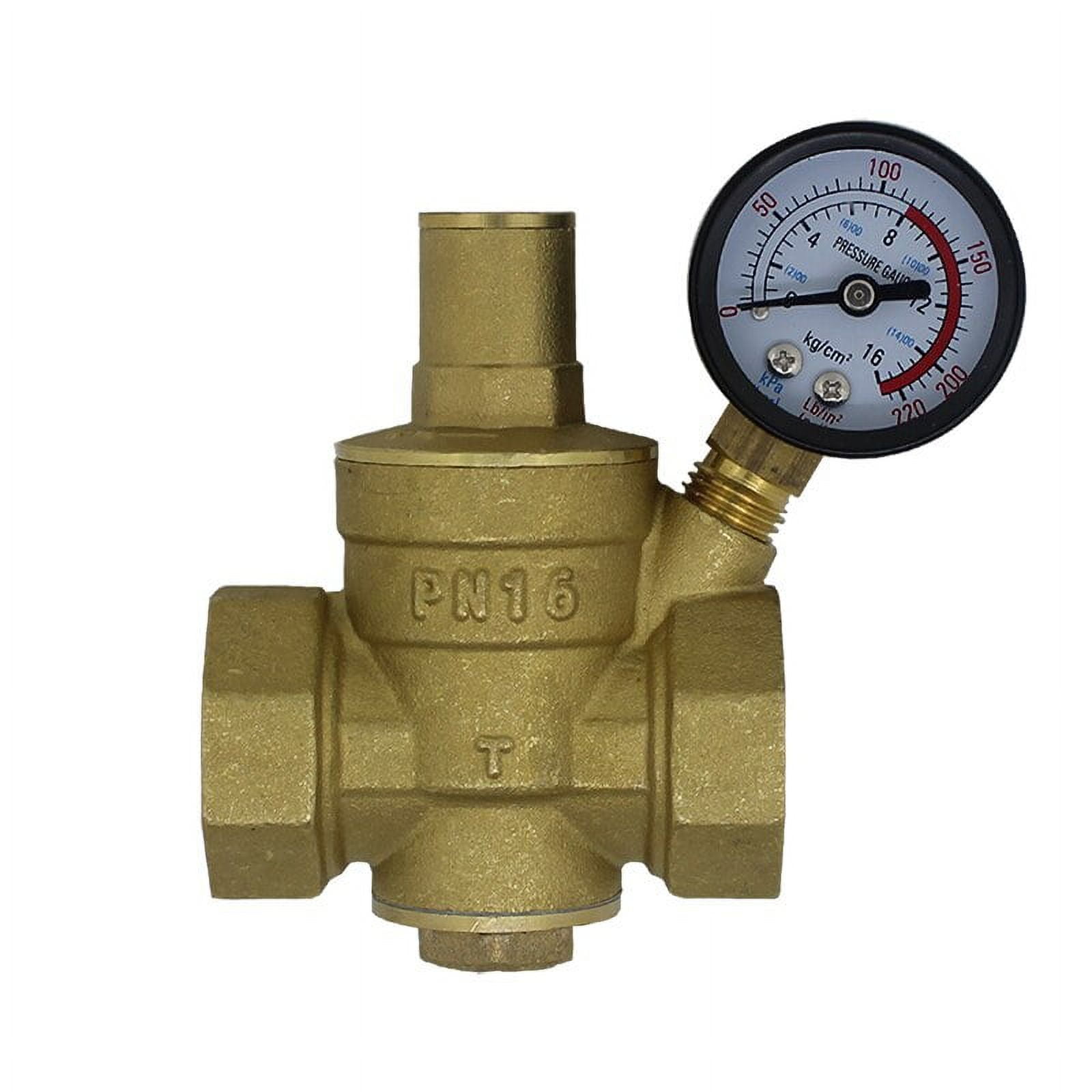 G 1/2" 3/4" 1" 2" Brass/Stainless steel Water Pressure Reducing ...
