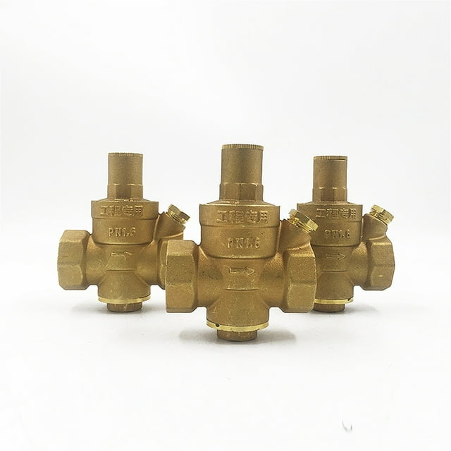G 1/2" 3/4" 1" 2" Brass Water Pressure Reducing Maintaining Valve DN15/DN20/DN25/DN32 Regulator ...