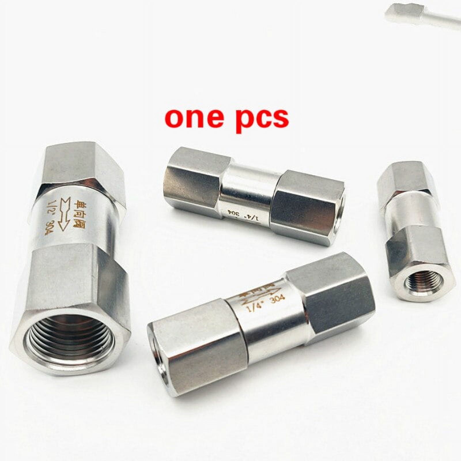 G 1/4-1 inch BSP Female Threaded Hexagon Non-return One-Way Check Valve ...