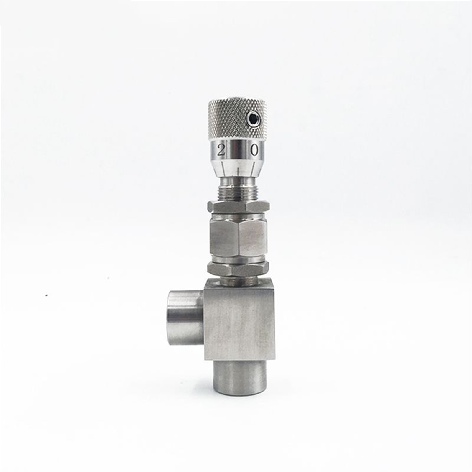 G 1/8" 1/4" NPT 3/8" 1/2" 304 SS Angle Type Micro Metering Needle Valve ...
