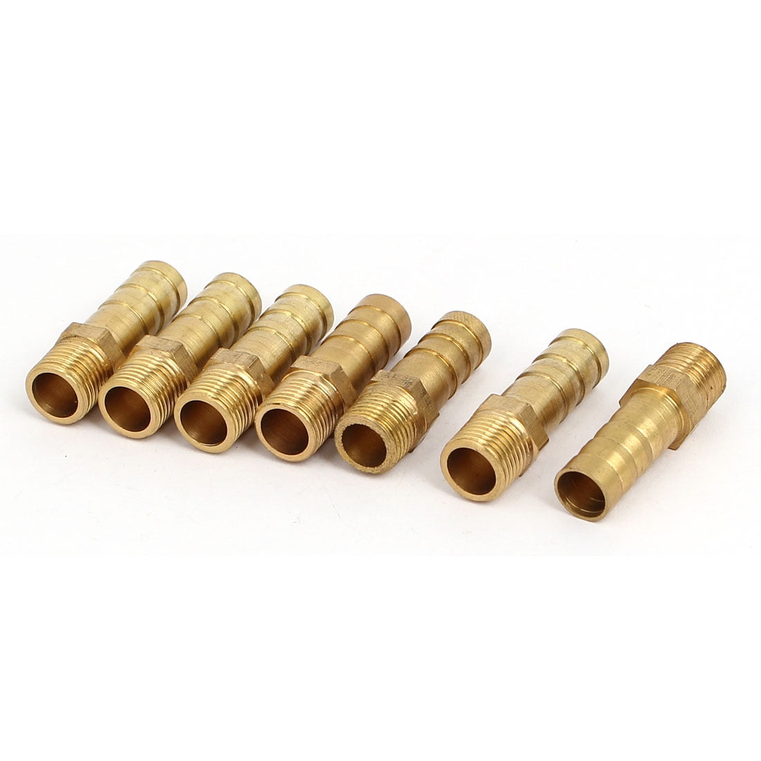 G 1/8 Male Thread 8mm Dia Hose Barb Fittings Pipe Connectors Couplers ...