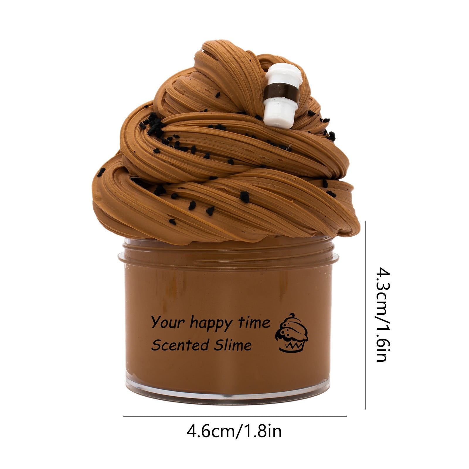 G 70Ml Furry Cloud Butter Slime Clay Toy Non Settling With Accessories Diy Noodles Stretchy ...