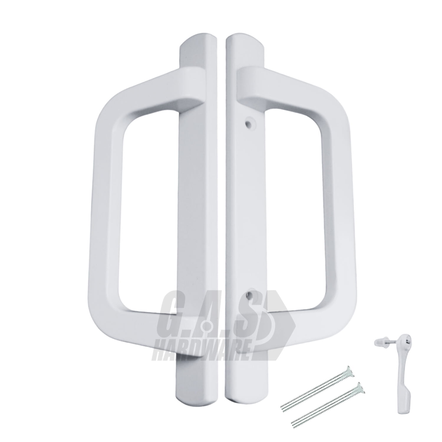 G.A.S Hardware 8.5" PGT Sliding Patio Glass Door Handle Set with 3-15/ ...