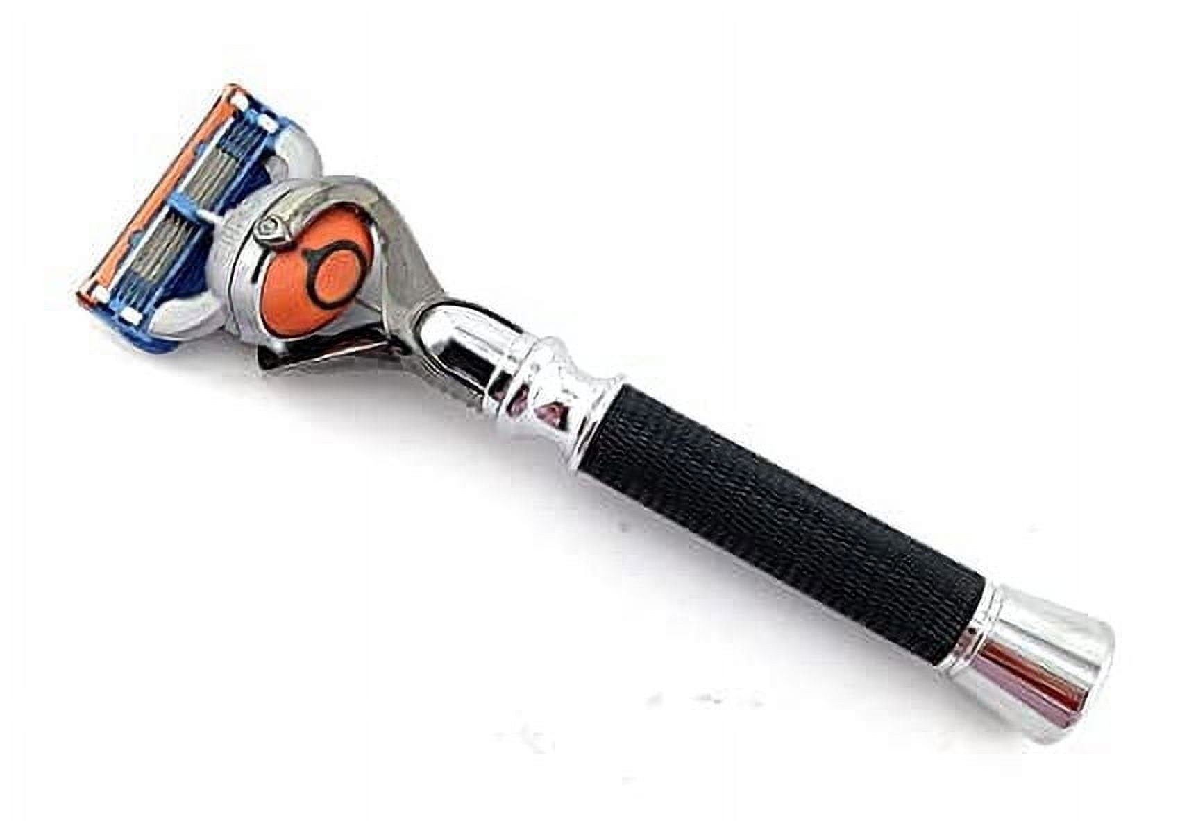 G.B.S Men's Grooming Deluxe 5 Blade Compatible Razor Anti Slip Long ...